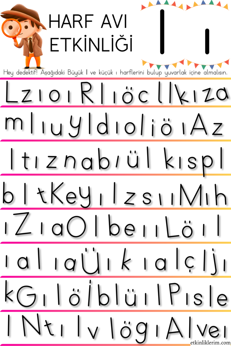 I Sesi Bulma ı Harfi Avcısı Etkinliği – Etkinliklerim.com