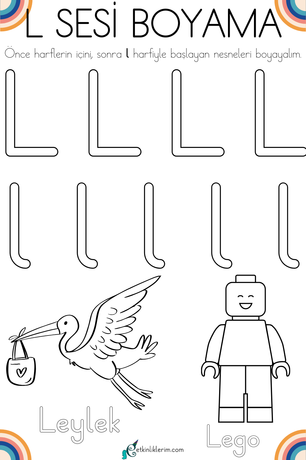 L Sesi Boyama – Etkinliklerim.com